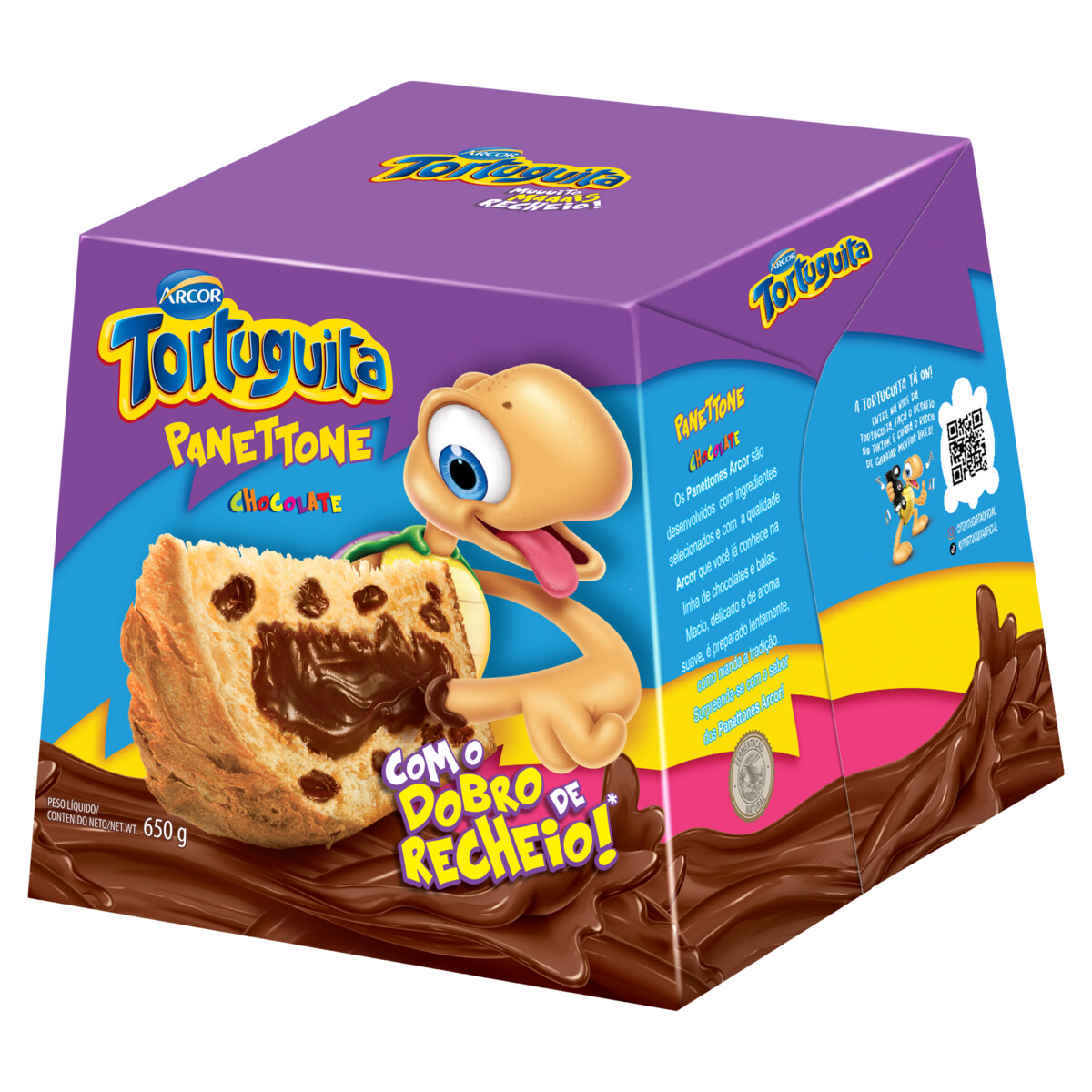 Panetone Arcor Tortuguita 650g